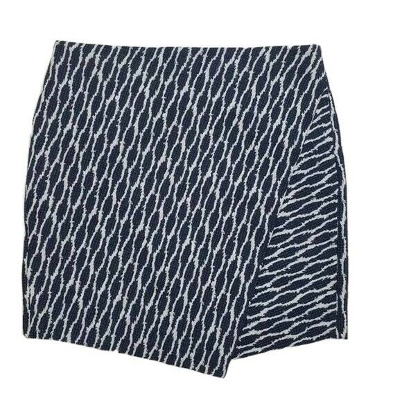 LOFT | Skirts | Loft New Skirt Straight Wrap Offset Short Women 4p Knit ...